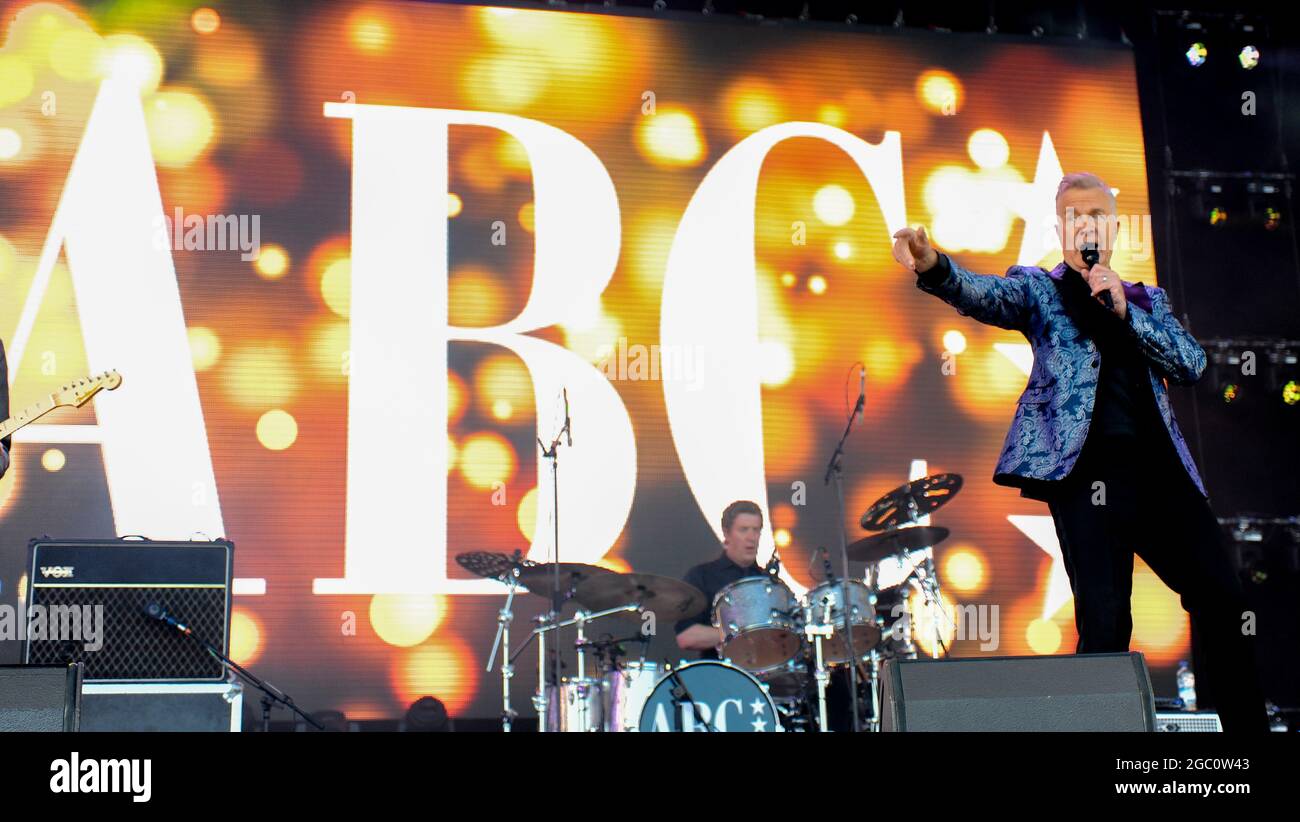 ABC Performing live at Lets Rock Leeds 80s Festival Stock Photo - Alamy