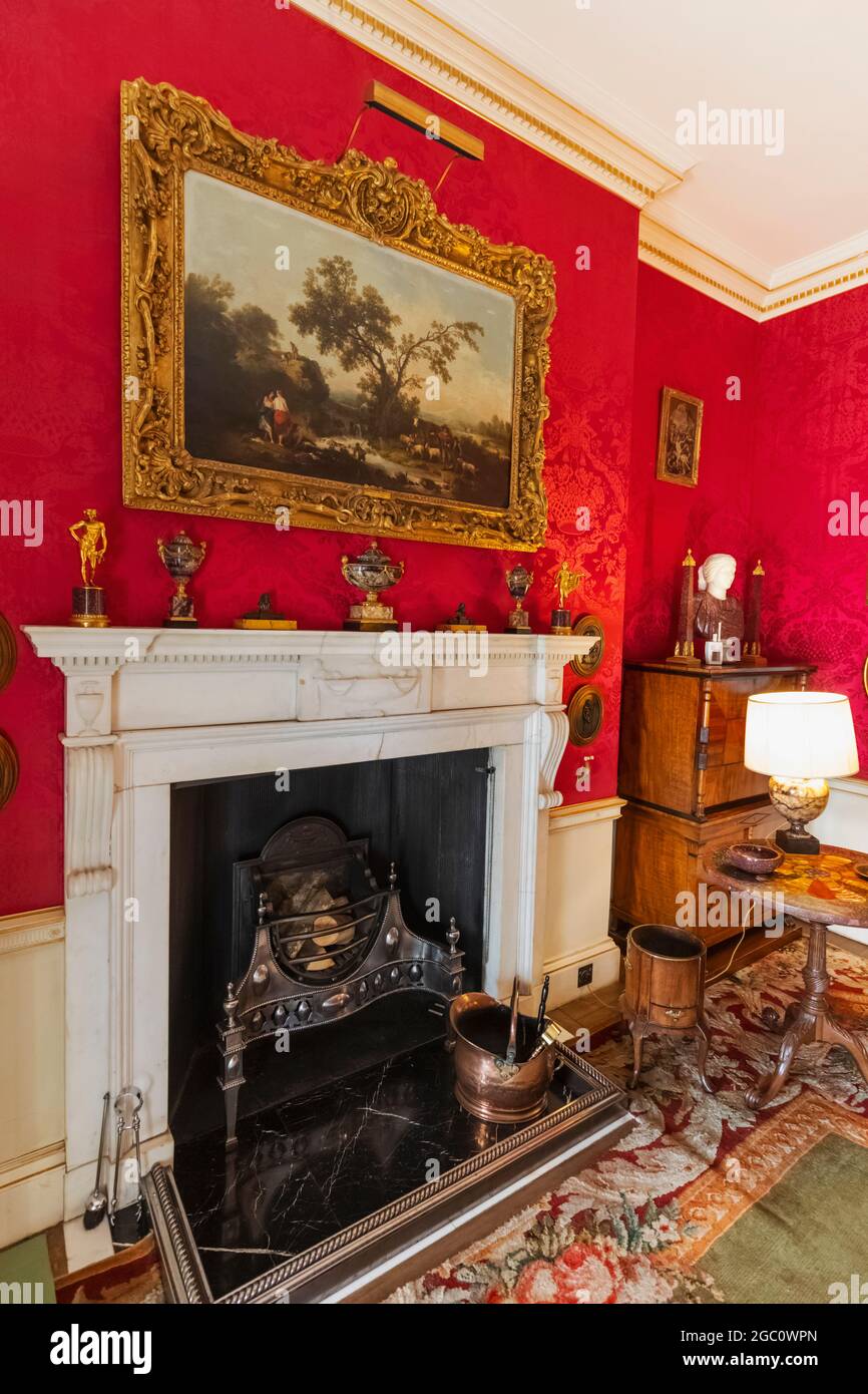 Study fireplace hi-res stock photography and images - Alamy