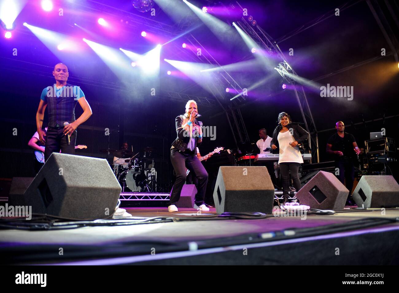 Five Star Performing Live at Clumber Park 80s Nottingham Stock Photo ...