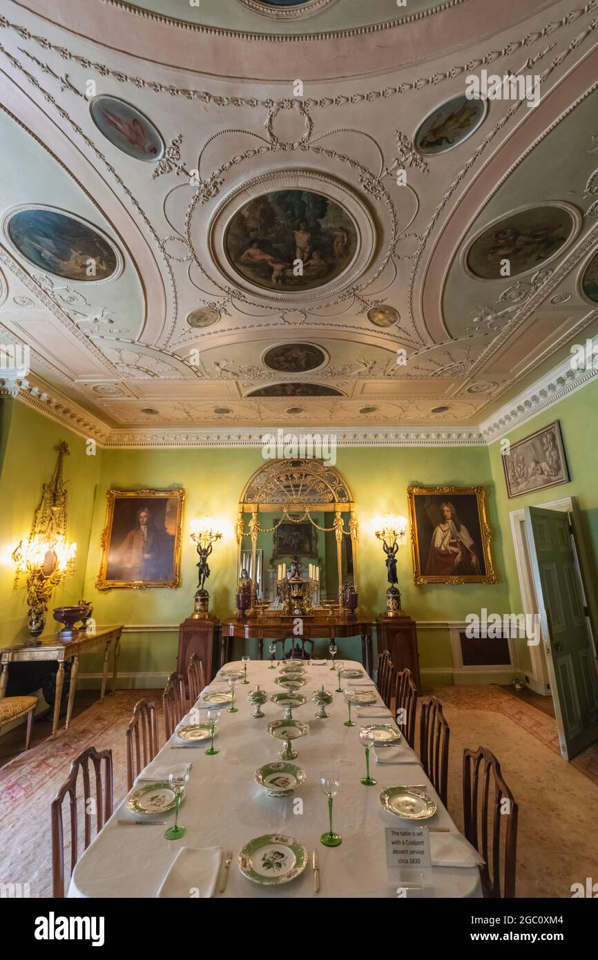 Hinton ampner interior hi-res stock photography and images - Alamy