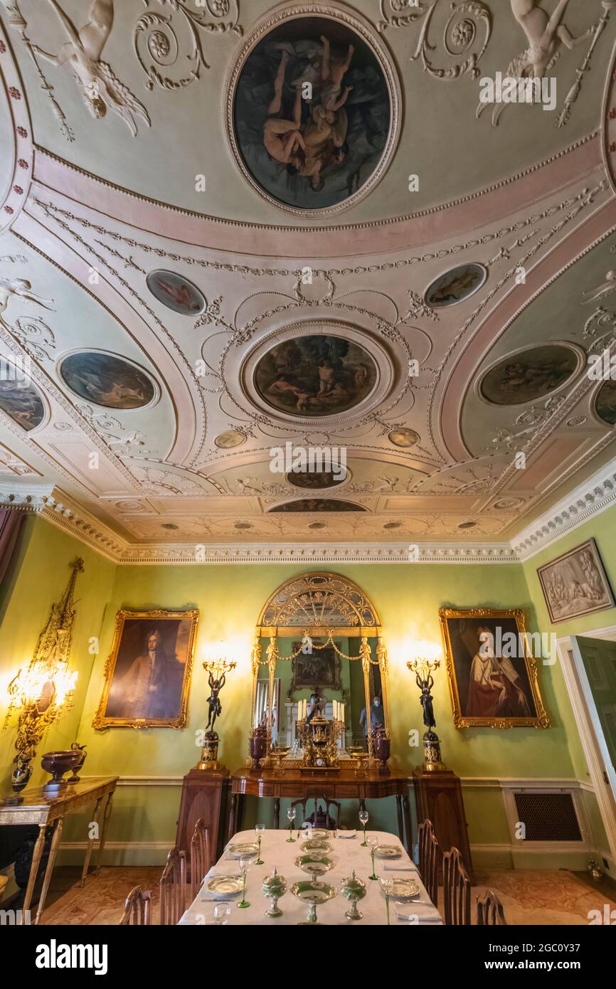 Hinton ampner interior hi-res stock photography and images - Alamy