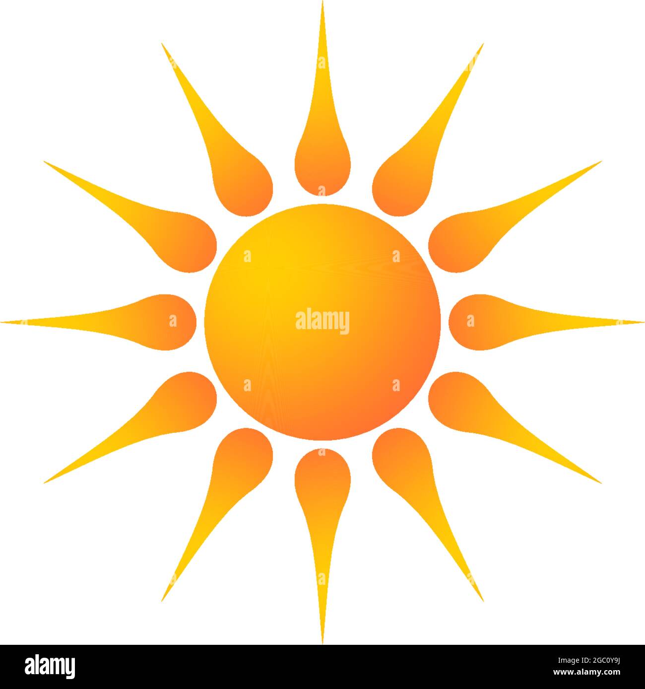 Sunshine White Background