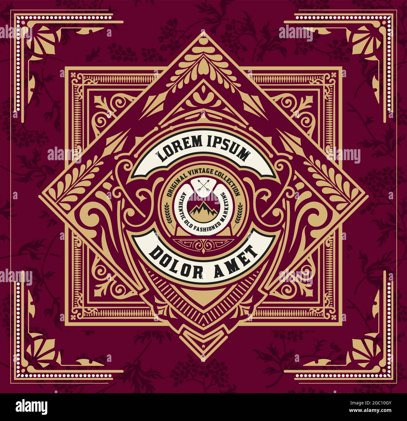 Western card with vintage style Stock Vector Image & Art - Alamy