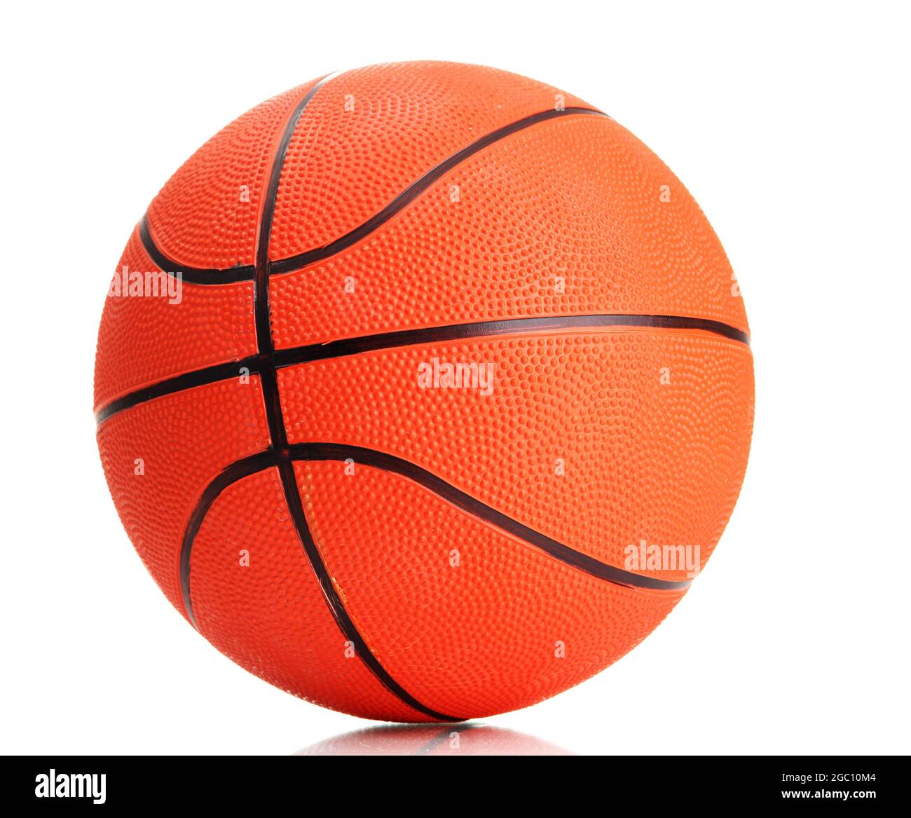 Basketball isolated on white Stock Photo - Alamy