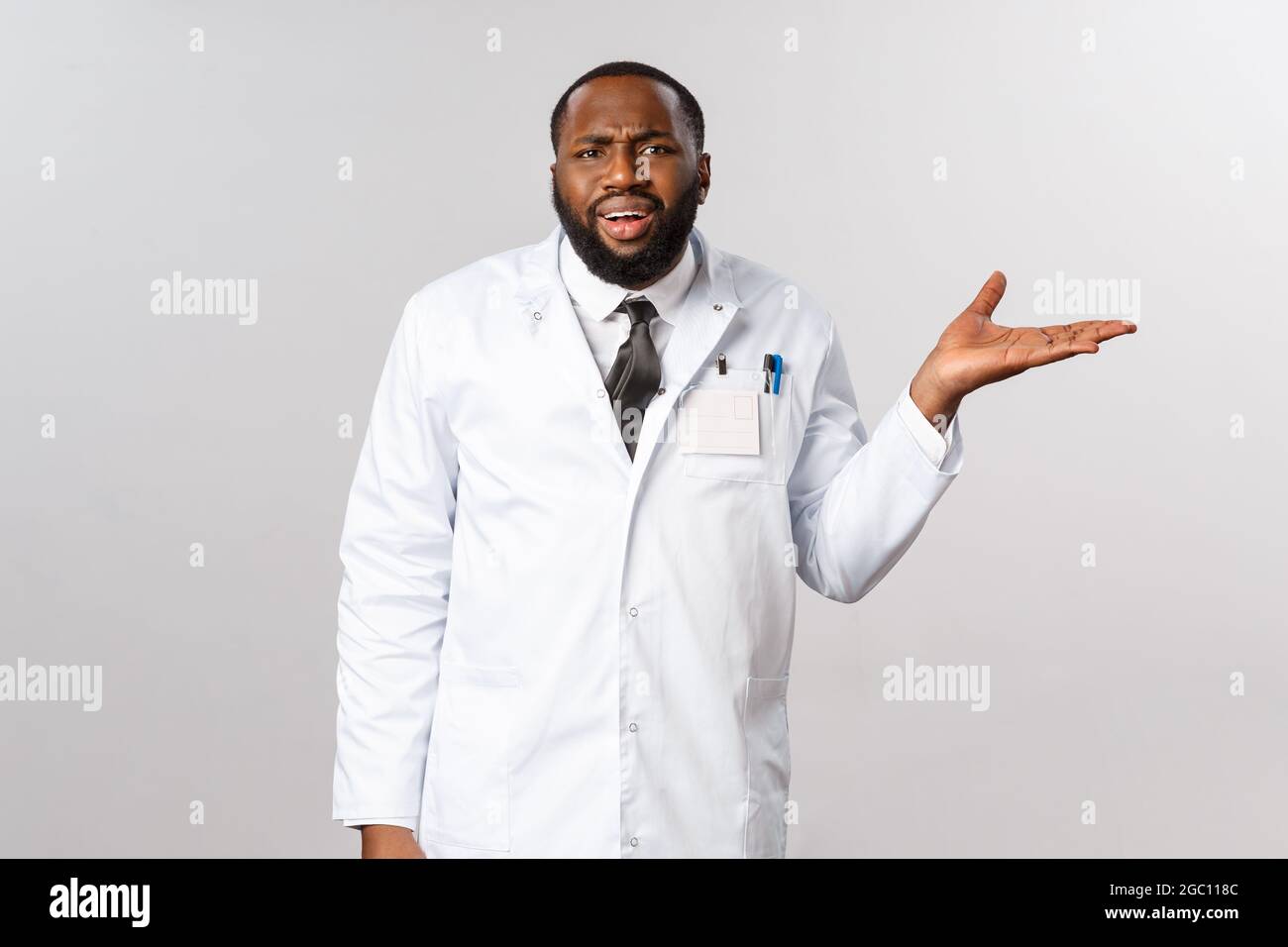 Coronavirus, covid19 and healthcare concept. So what. African-american ...