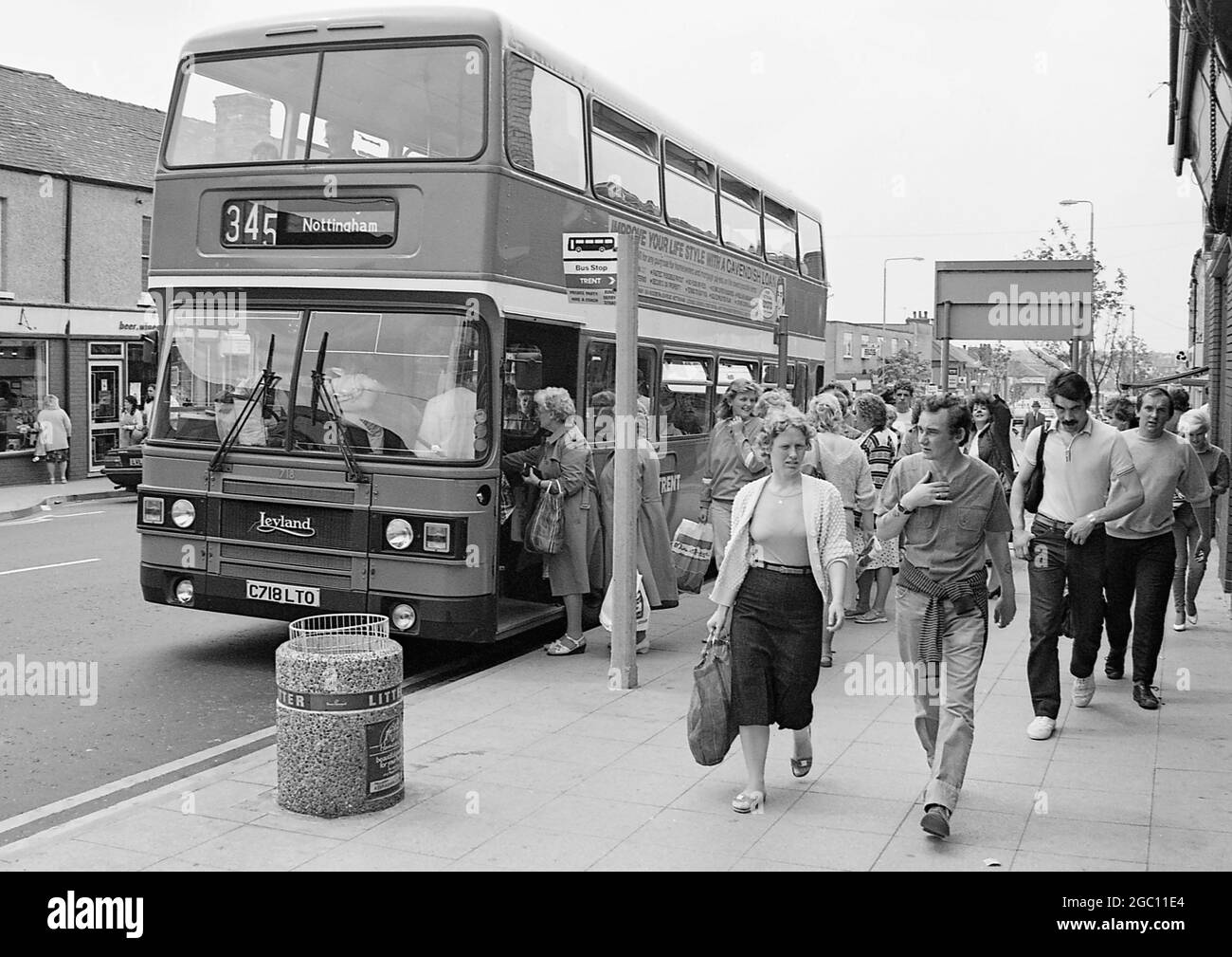 Kirkby, Nottingham, UK 1986 Stock Photo - Alamy