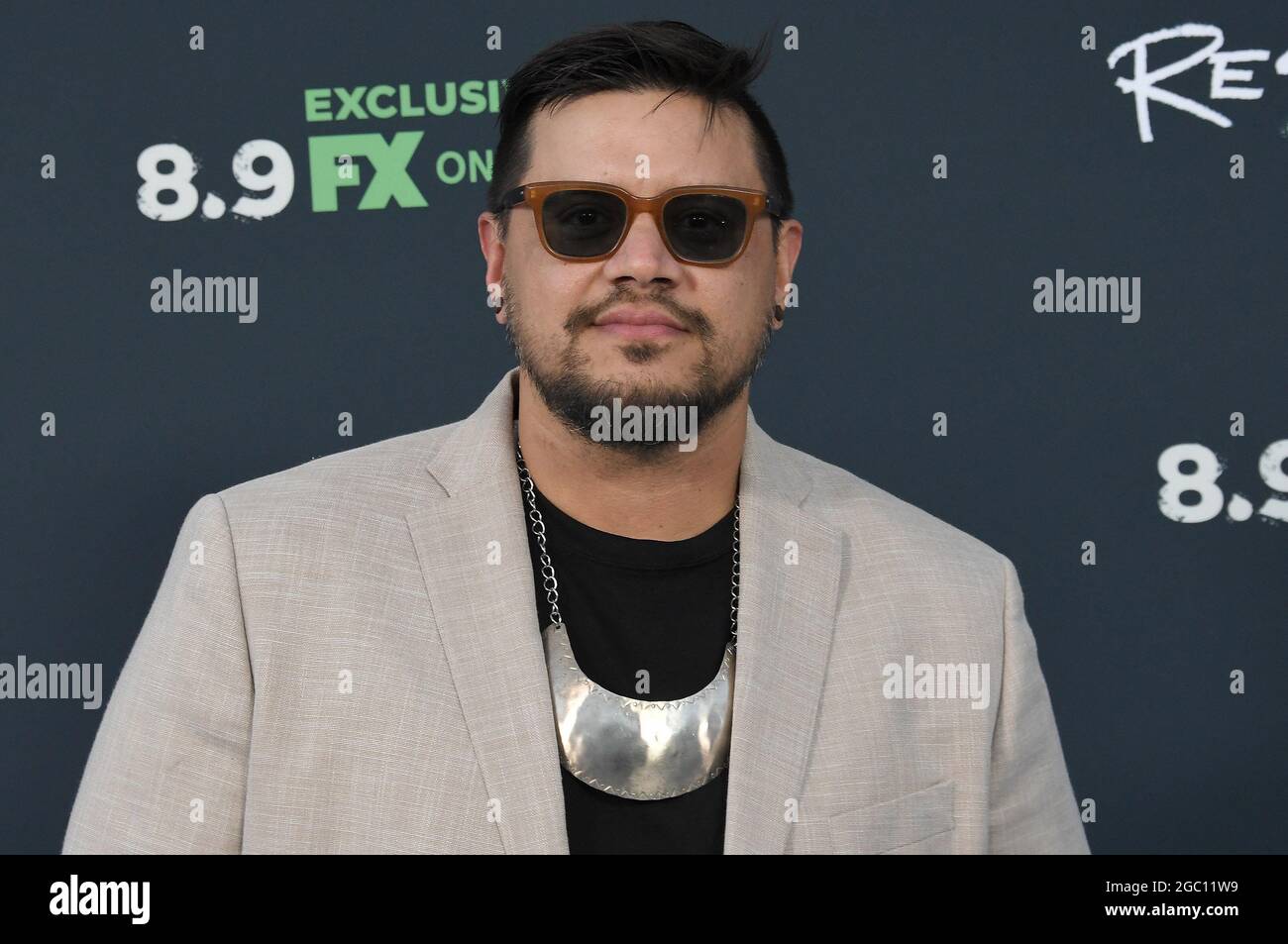 Los Angeles, USA. 05th Aug, 2021. Sterlin Harjo arrives at FX's ...