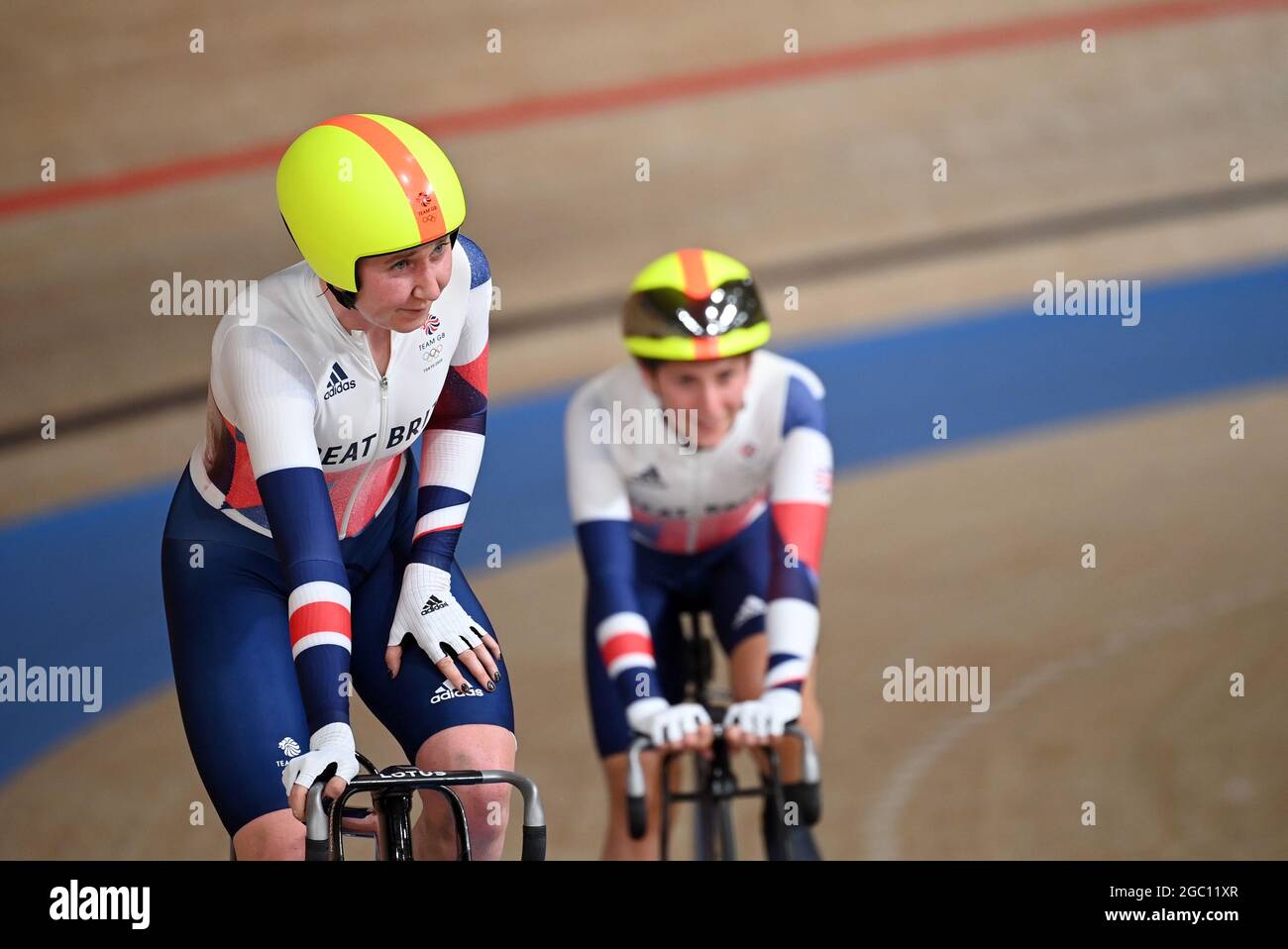 Izu, Japan. 06th Aug, 2021. Cycling/Track: Madison, Women, Final at Izu ...