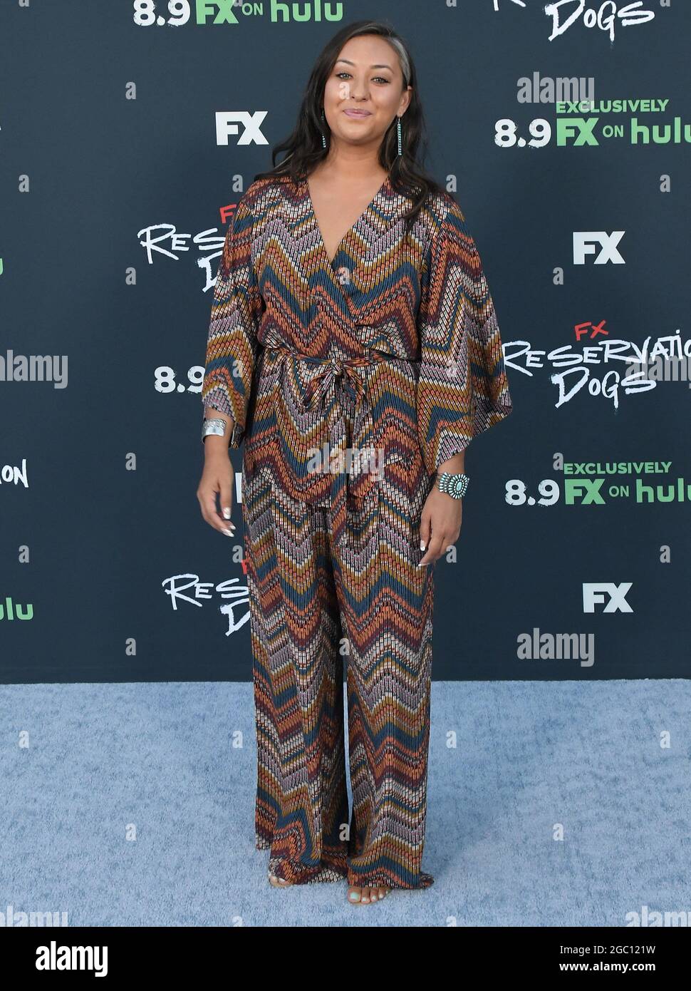 Los Angeles, USA. 05th Aug, 2021. Tazbah Rose Chavez arrives at FX's ...