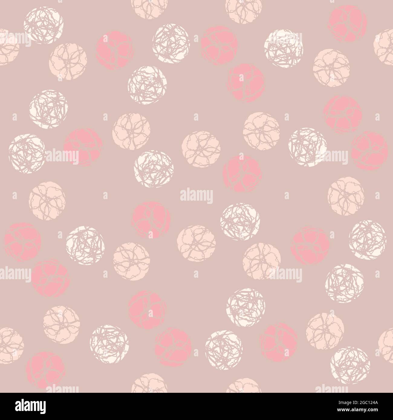 Marble effect circles vector seamless pattern background. Backdrop with ...