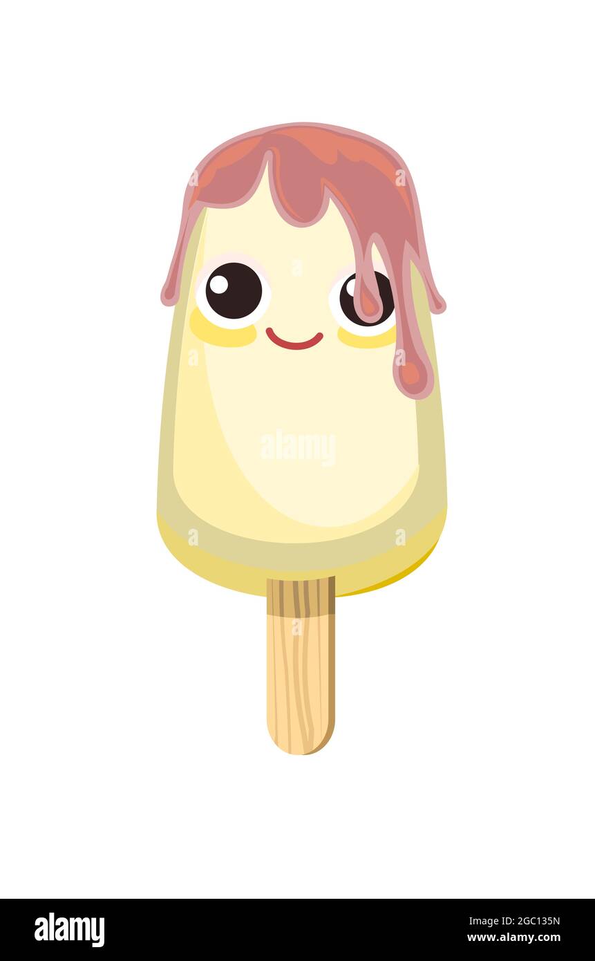 Ice cream stick cartoon character hi-res stock photography and images ...