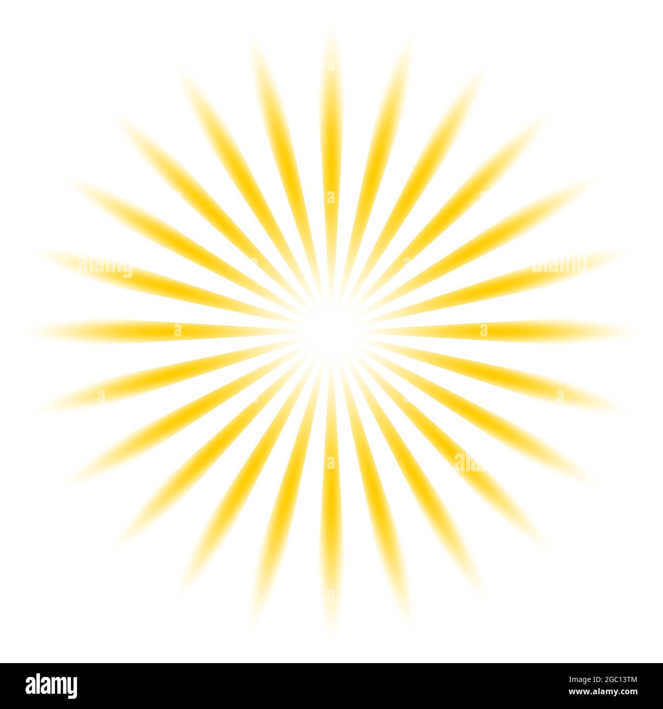 Sun or Sunshine vector on a white isolated background Solar vector ...