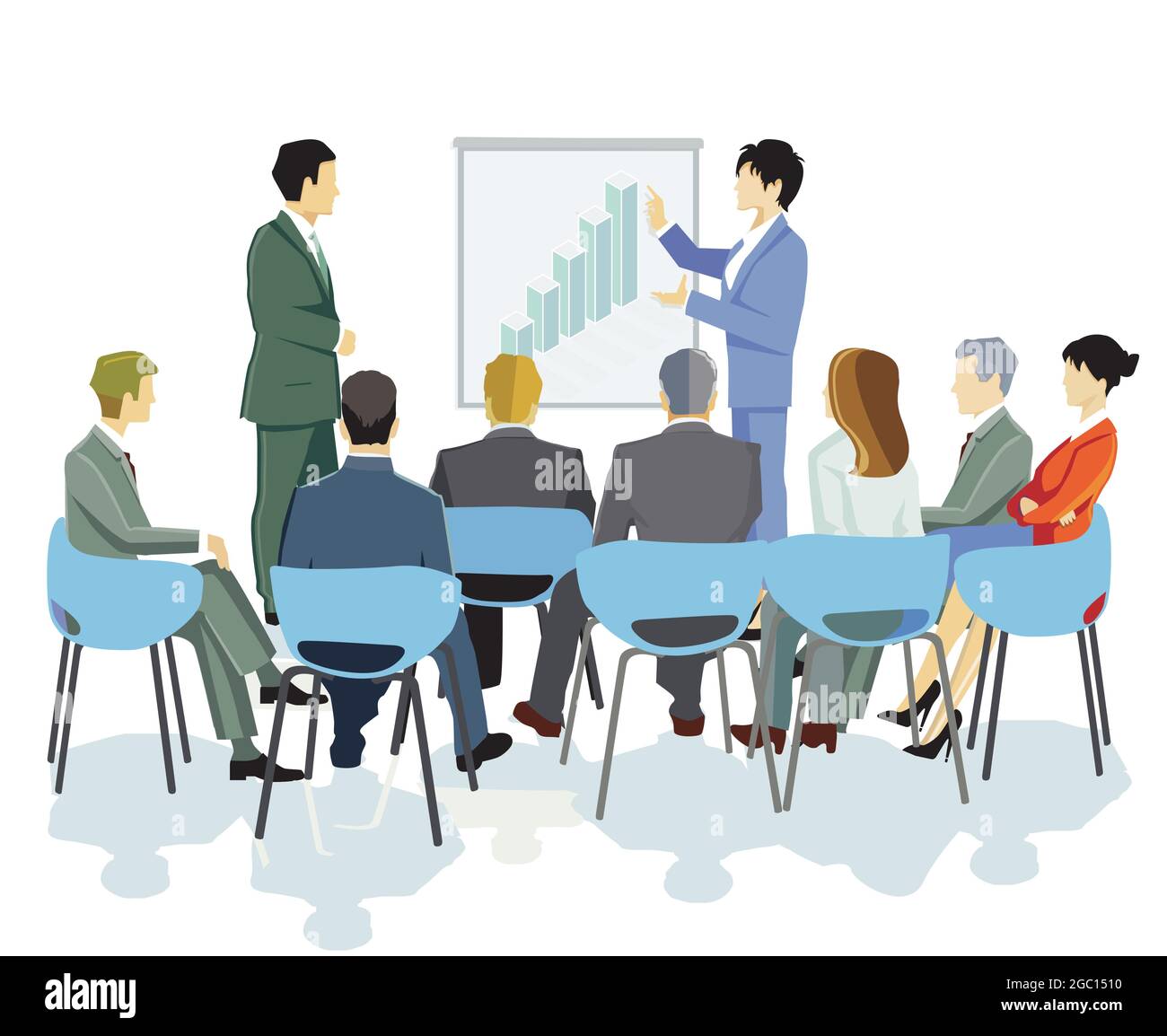 Training workers Stock Vector Images - Alamy