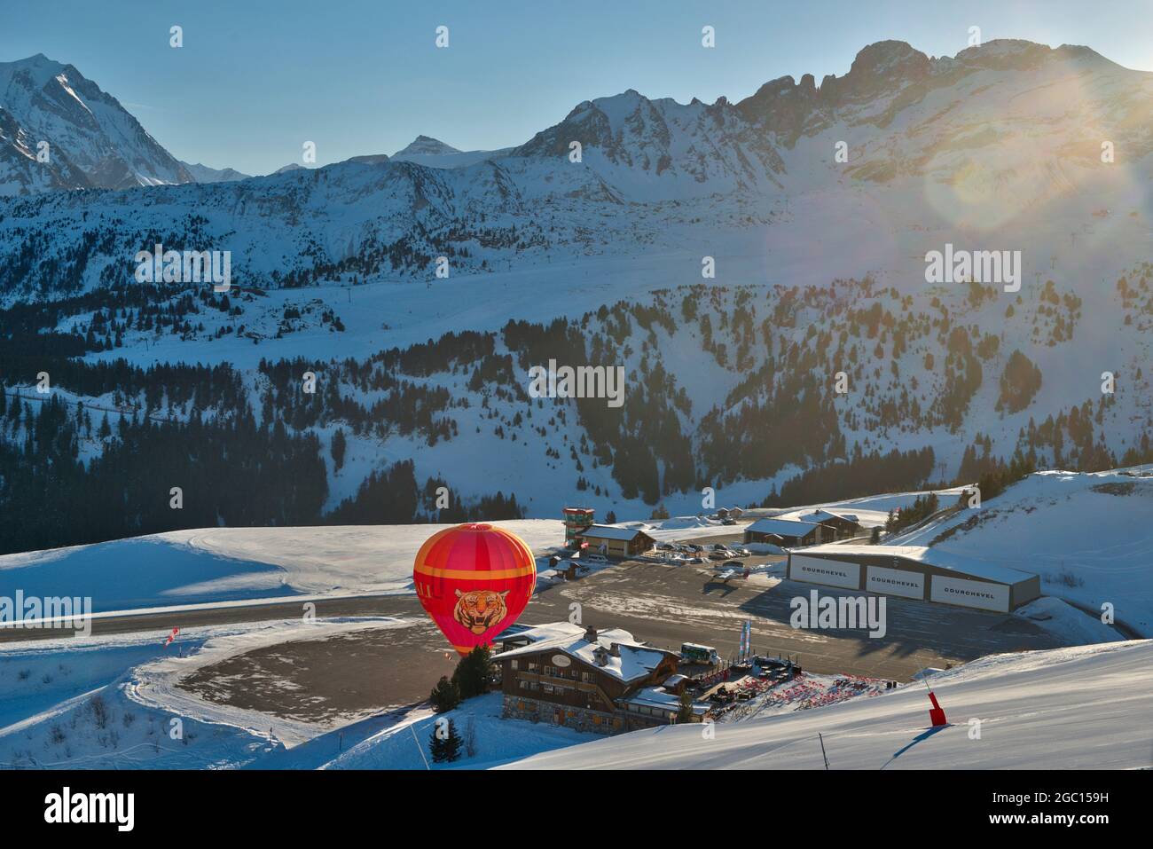 FRANCE, SAVOIE (73), SAINT-BON-TARENTAISE, COURCHEVEL, THE ALTIPORT OF ...