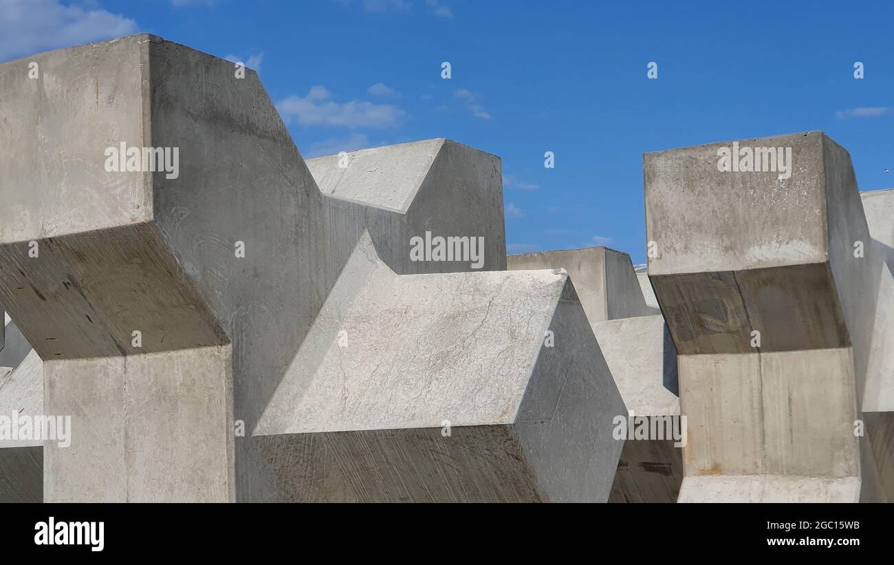 Concrete Interlocking Blocks V