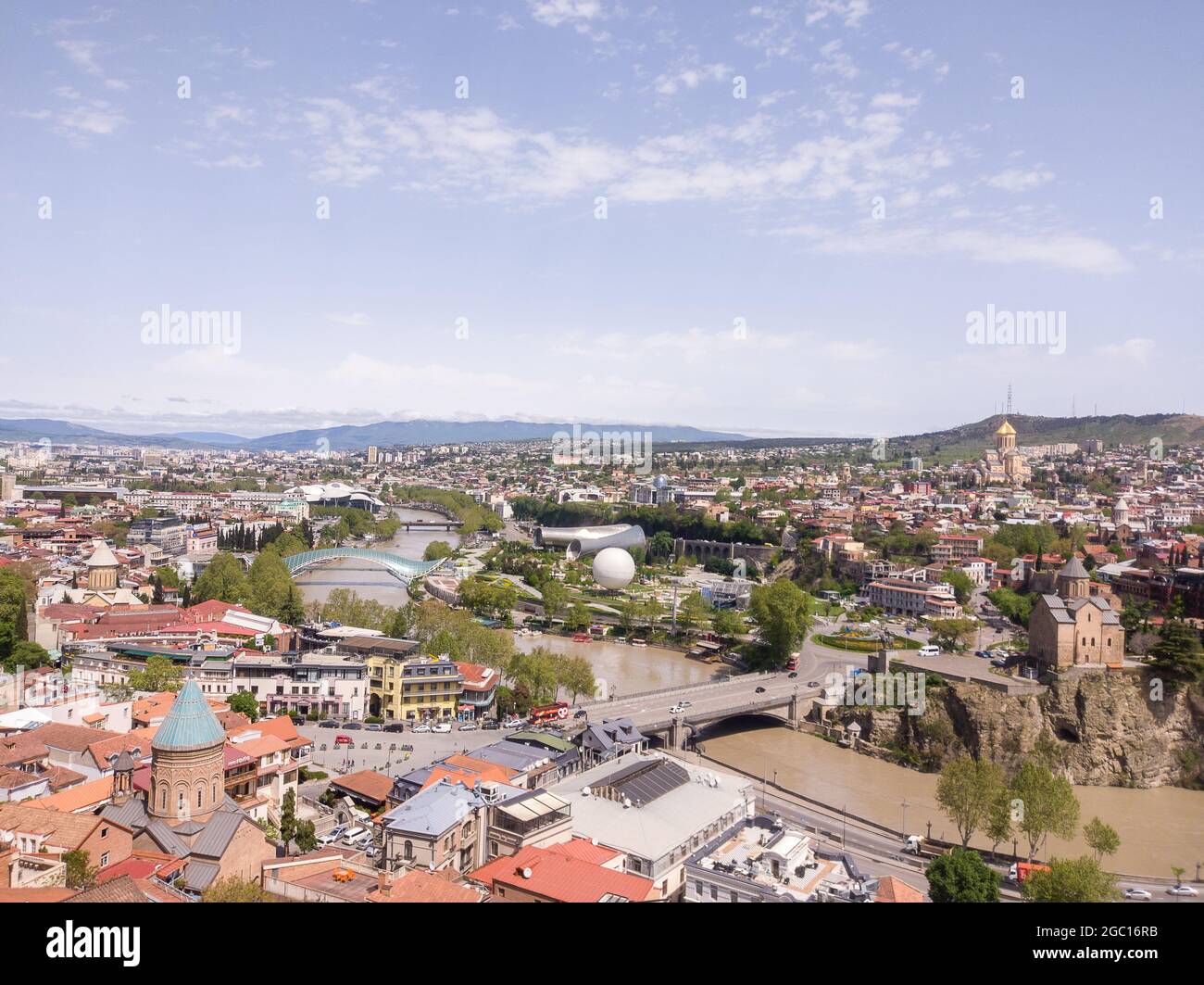 Georgia travel in tbilisi tourism vacation - city streets and parks Stock Photo - Alamy