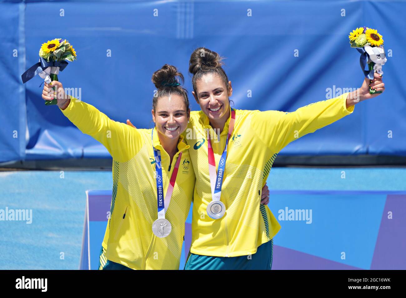 Tokyo, Japan. 06th Aug, 2021. Silver medal winners Mariafe Artacho del ...