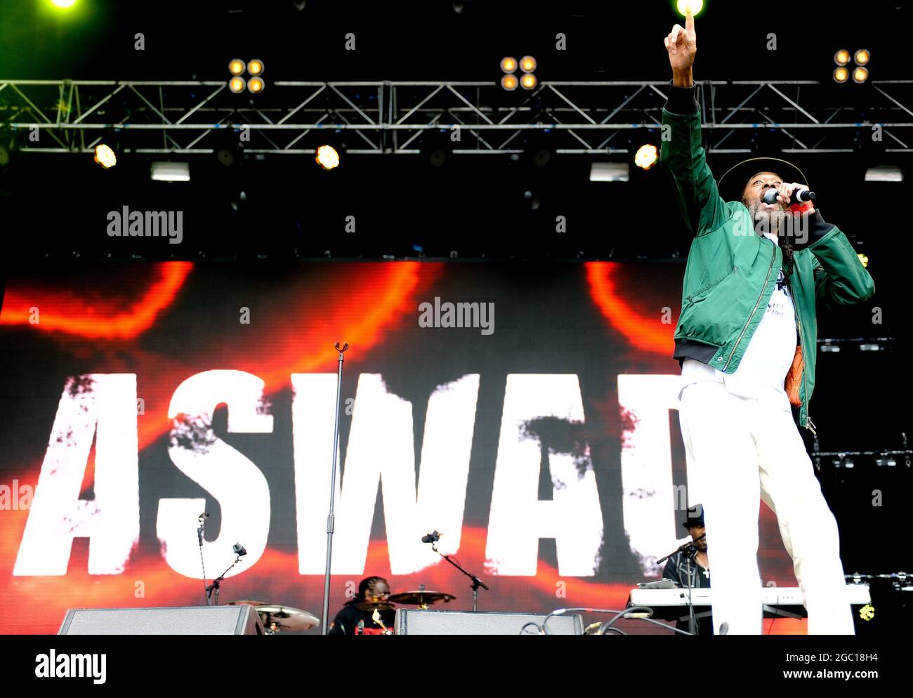 Aswad Performing at Lets Rock Leeds 80s Stock Photo - Alamy