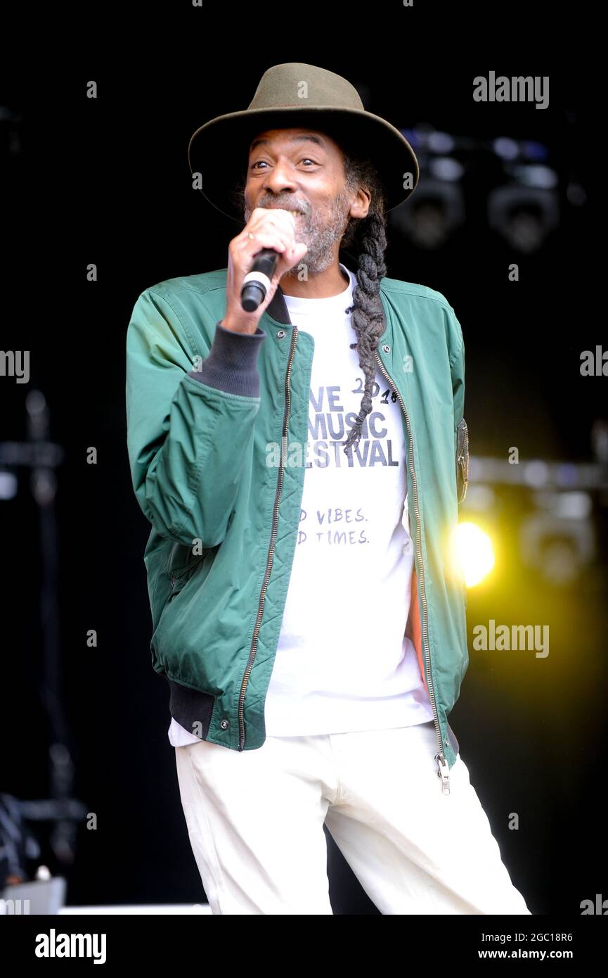 Aswad Performing at Lets Rock Leeds 80s Stock Photo - Alamy