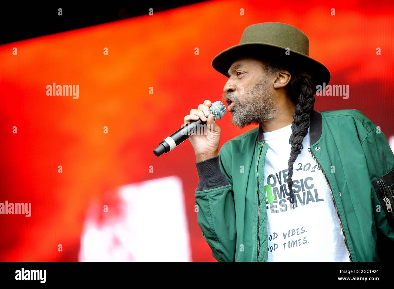 Aswad Performing at Lets Rock Leeds 80s Stock Photo - Alamy
