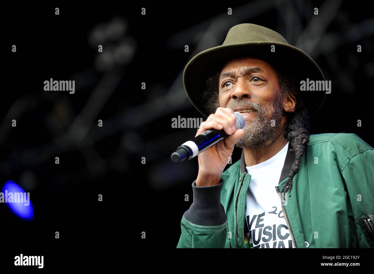 Aswad Performing at Lets Rock Leeds 80s Stock Photo - Alamy