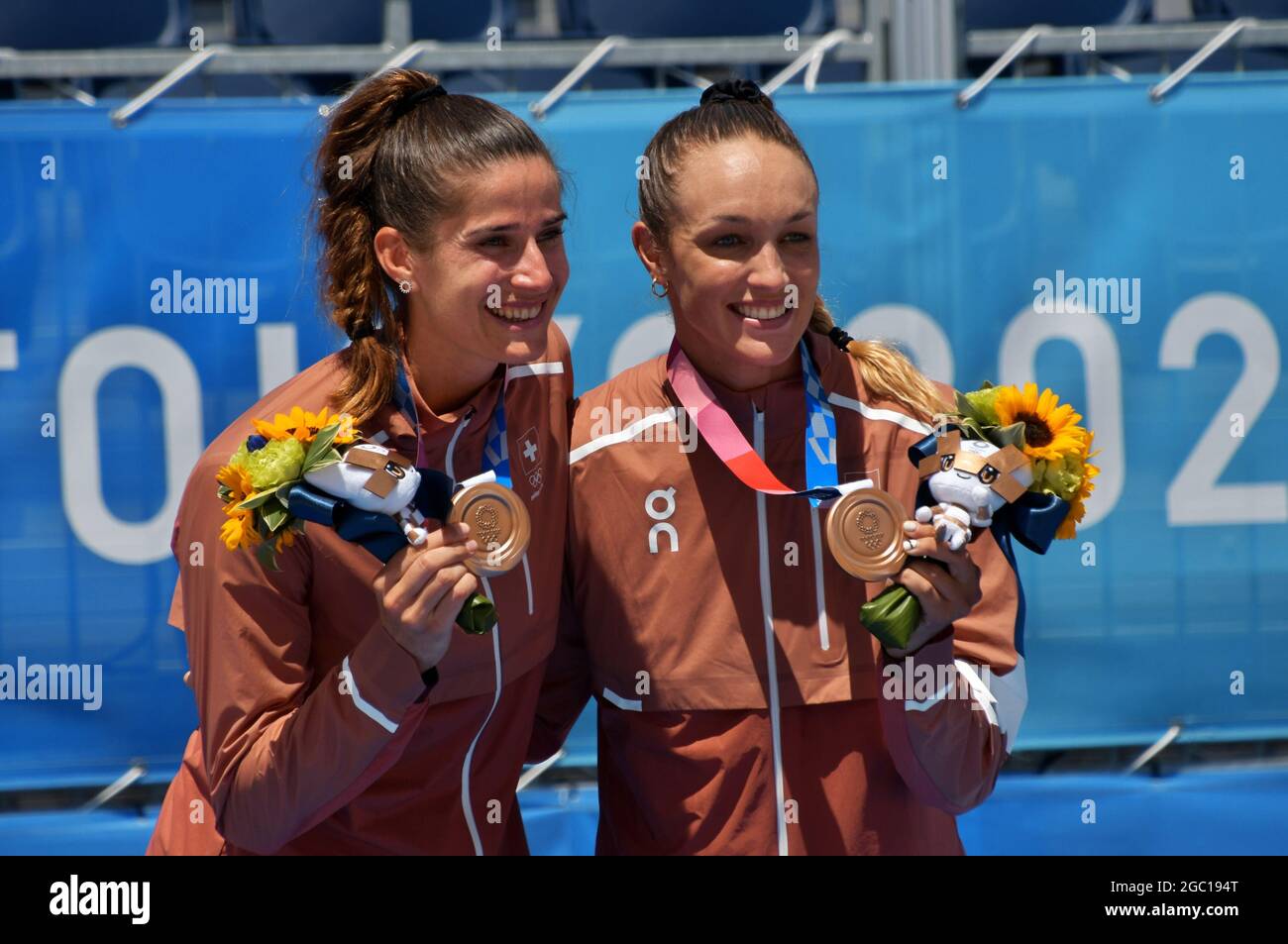 Tokyo, Japan. 06th Aug, 2021. Bronze medalist Switzerland's Anouk Verge ...