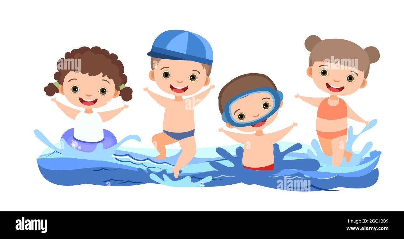 Person underwater in pool Stock Vector Images - Alamy
