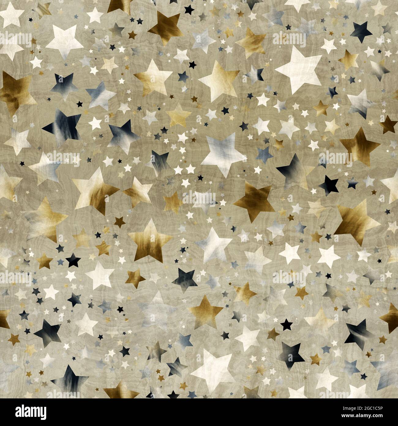 Seamless pattern of star motif in intricate colors and texture Stock ...
