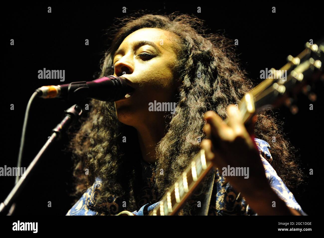 Corinne Bailey Rae Performing live at Sheffield Arena , Sheffield Stock ...
