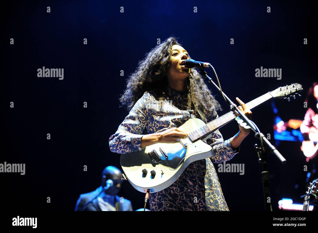 Corinne Bailey Rae Performing live at Sheffield Arena , Sheffield Stock ...