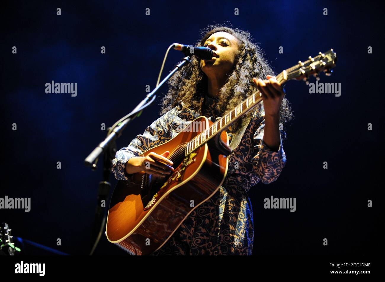 Corinne Bailey Rae Performing live at Sheffield Arena , Sheffield Stock ...