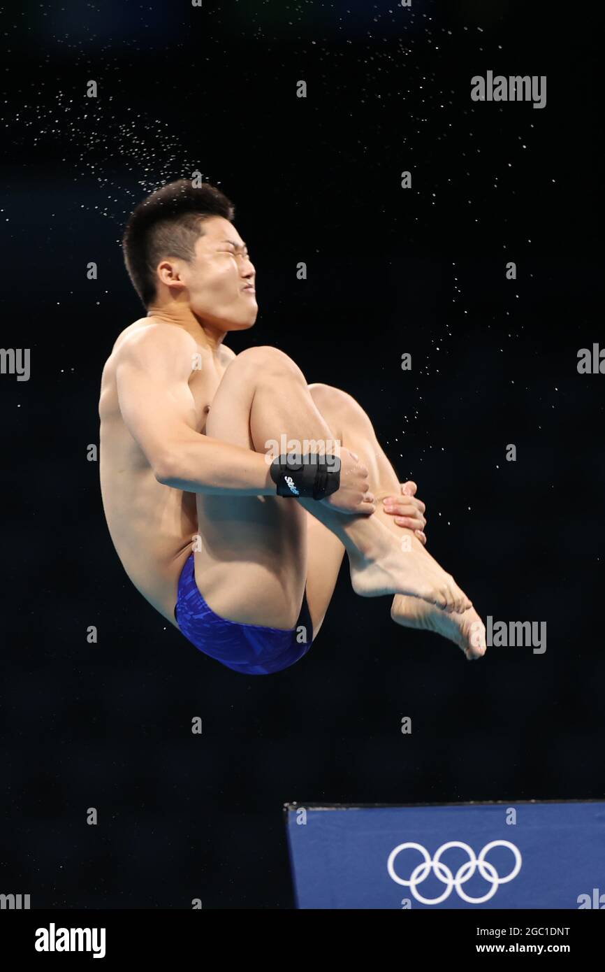 Tokyo, Japan. 6th Aug, 2021. Rikuto Tamai (JPN) Diving : Men's 10m ...