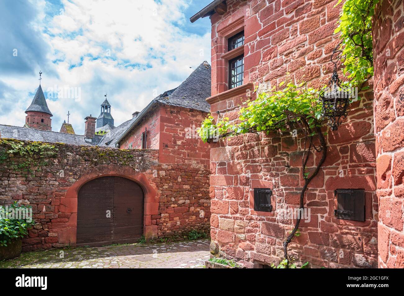 A red sandstone gem of Corrèze, Collonges-la-Rouge is classified as one ...