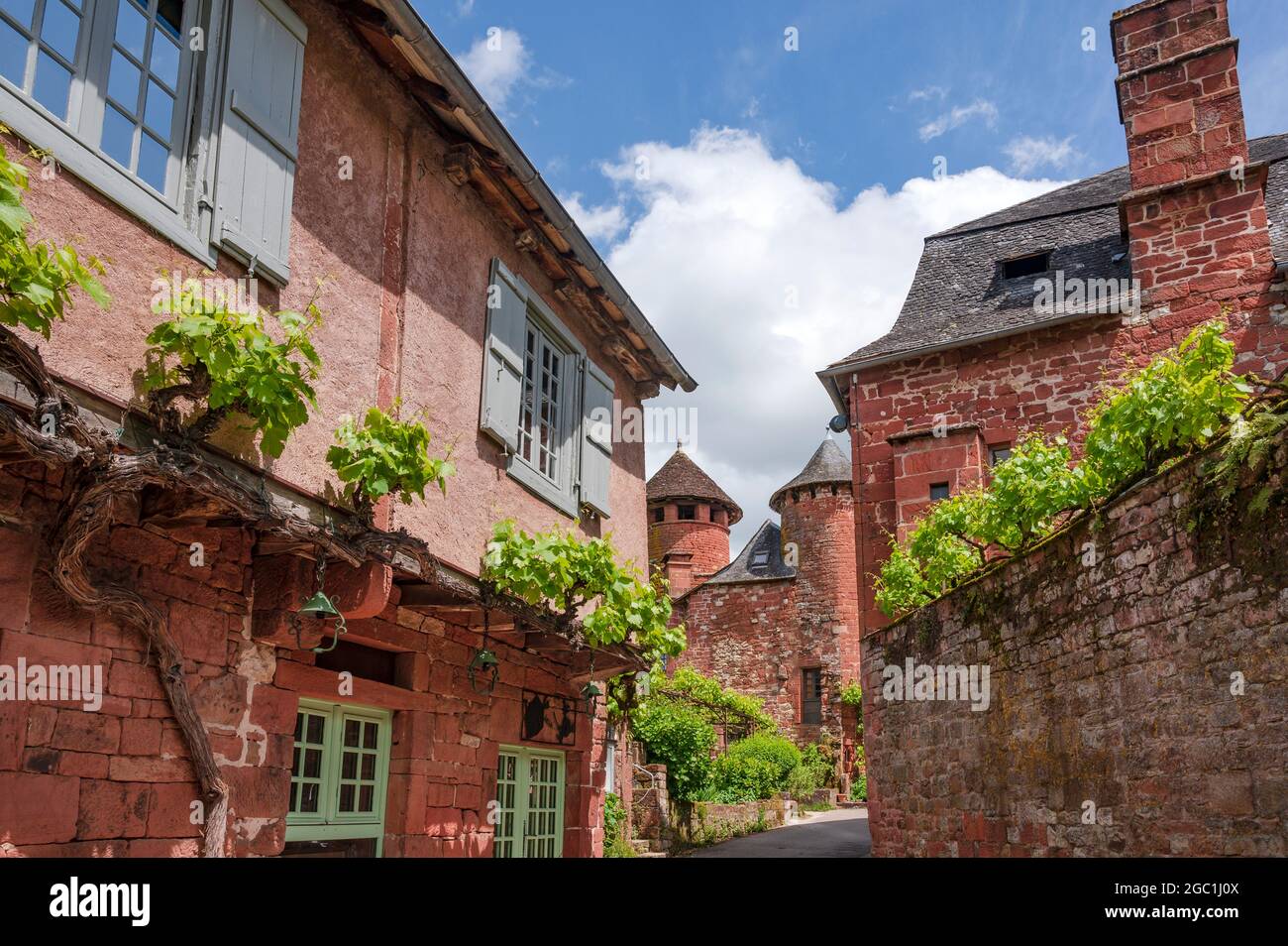 A red sandstone gem of Corrèze, Collonges-la-Rouge is classified as one ...