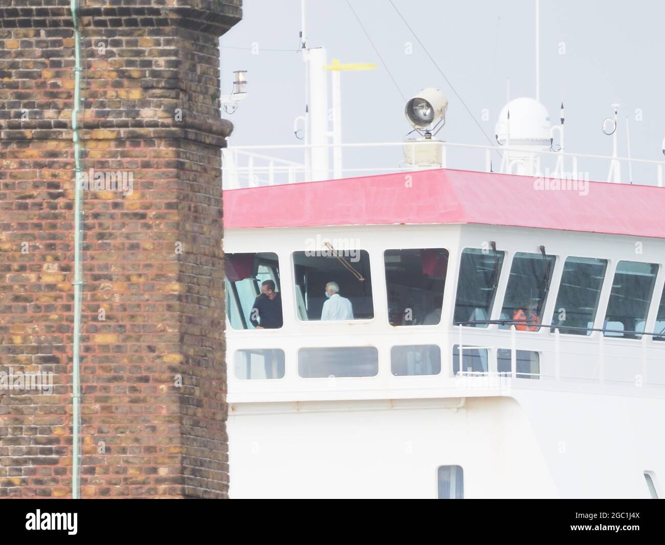 Sheerness, Kent, UK. 6th August, 2021. The new DFDS Calais to Sheerness ...