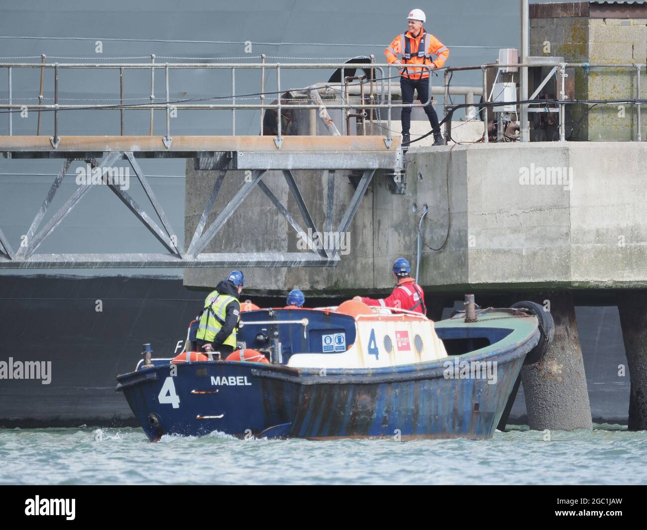 Sheerness, Kent, UK. 6th August, 2021. The new DFDS Calais to Sheerness ...