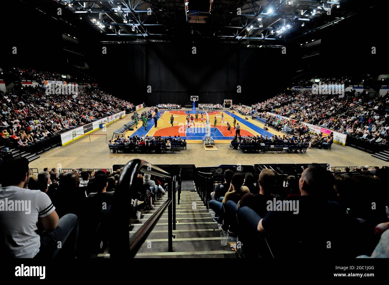 The Harlem Globetrotters Entertaining Sheffield Arena , Sheffield Stock ...