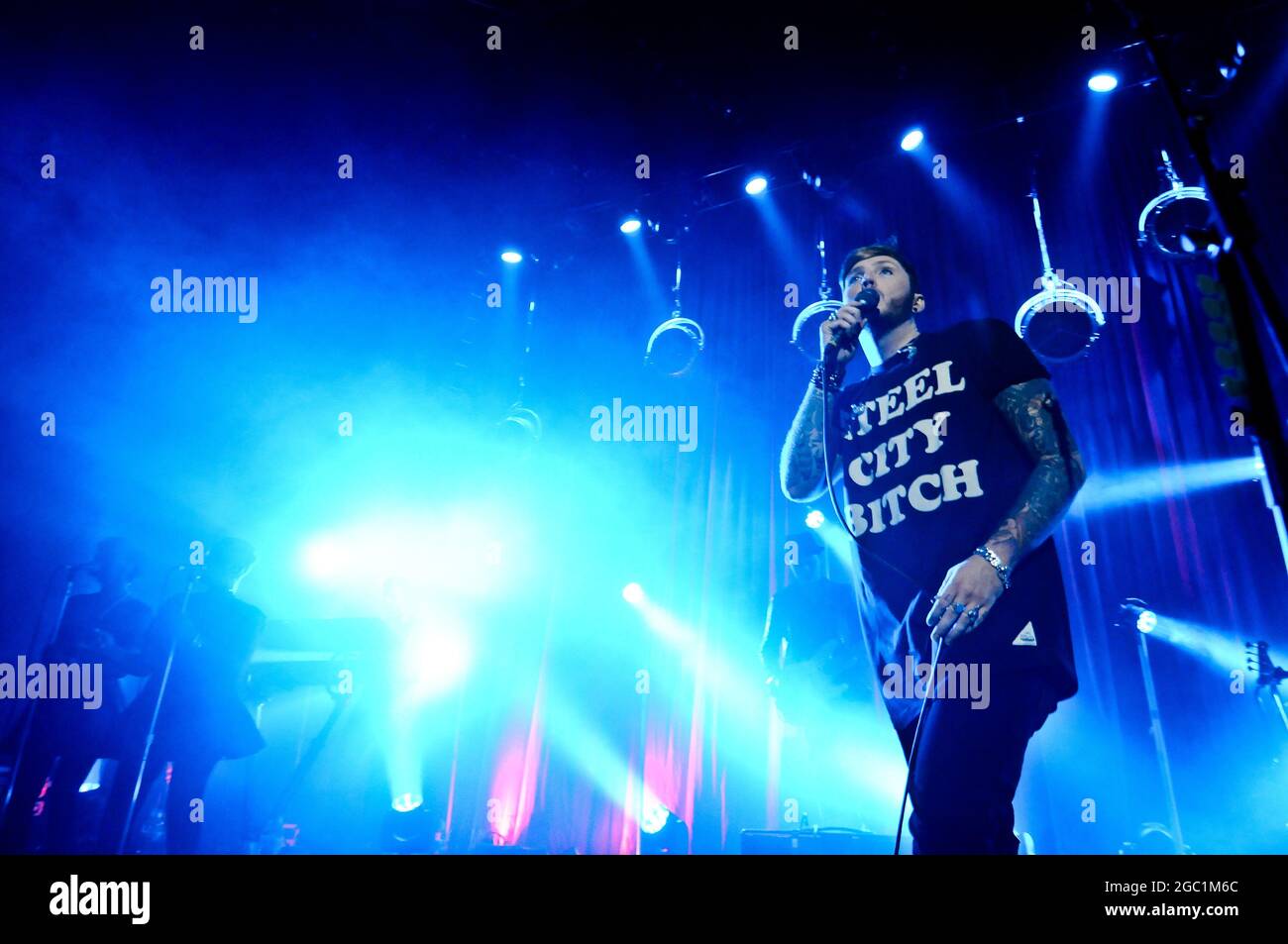 James Arthur Performing at Sheffield City Hall Stock Photo - Alamy