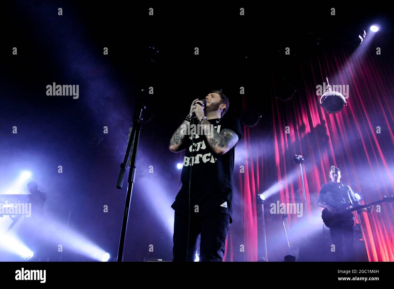 James Arthur Performing at Sheffield City Hall Stock Photo - Alamy
