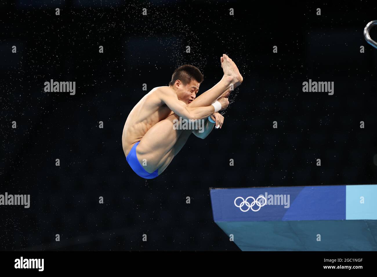 Tokyo, Japan. 6th Aug, 2021. Jian Yang (CHN) Diving : Men's 10m ...