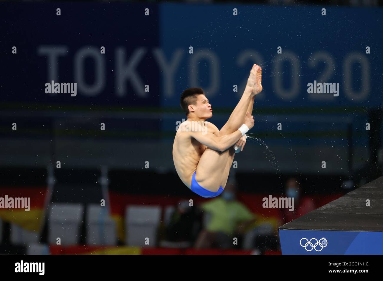 Tokyo, Japan. 6th Aug, 2021. Jian Yang (CHN) Diving : Men's 10m ...