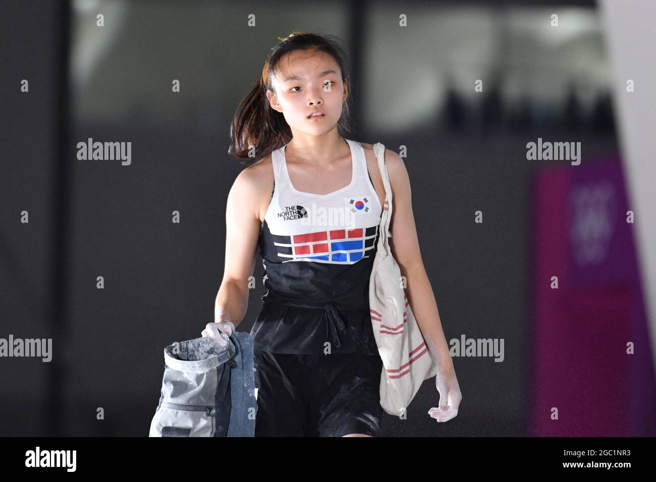 Tokyo, Japan. Credit: MATSUO. 6th Aug, 2021. SEO Chaehyun (KOR) Sport Climbing : Women's ...