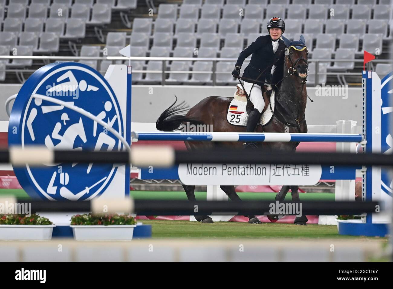 Tokyo, Japan. August 6th 2021: Annika SCHLEU (GER) on the horse SAINT ...