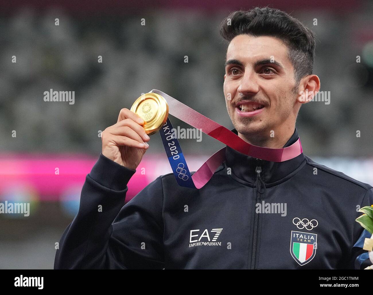 Tokyo, Japan. 6th Aug, 2021. Massimo Stano of Italy reacts during the ...