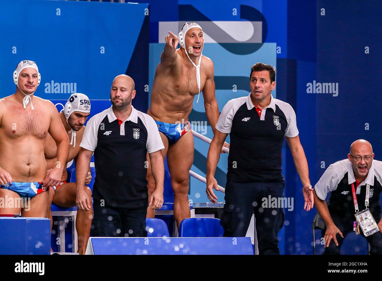 TOKYO, JAPAN - AUGUST 6: Andrija Prlainovic of Serbia during the Tokyo ...