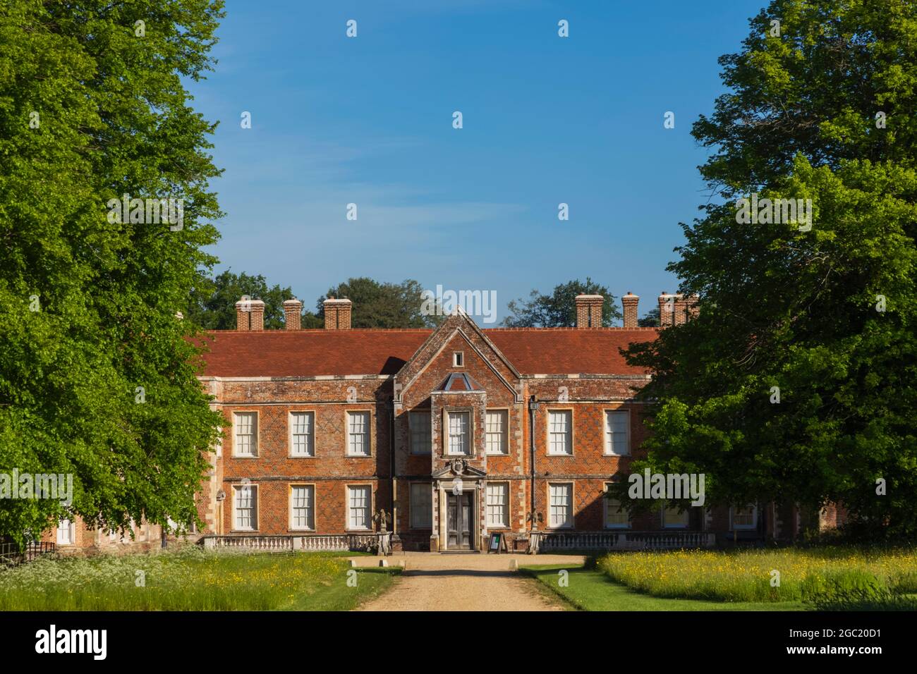 England, Hampshire, The Vyne Country House at Sherborne St.John near ...