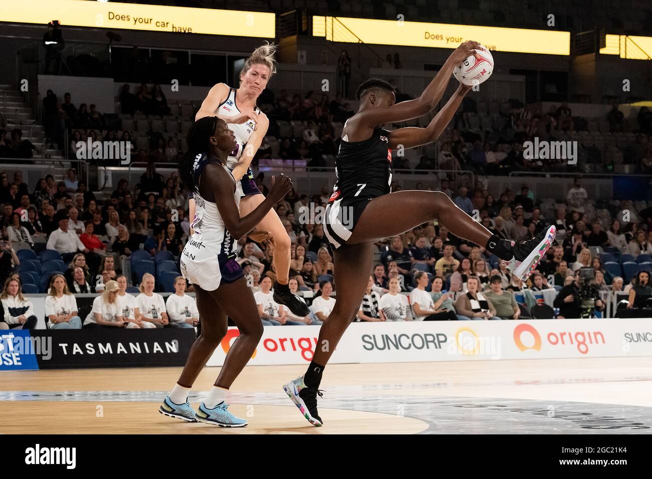 MELBOURNE, AUSTRALIA - MAY 01: Shimona Nelson of the Collingwood ...