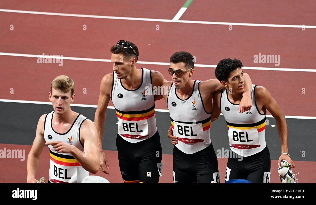 Belgian Alexander Doom, Belgian Dylan Borlee, Belgian Jonathan Borlee ...