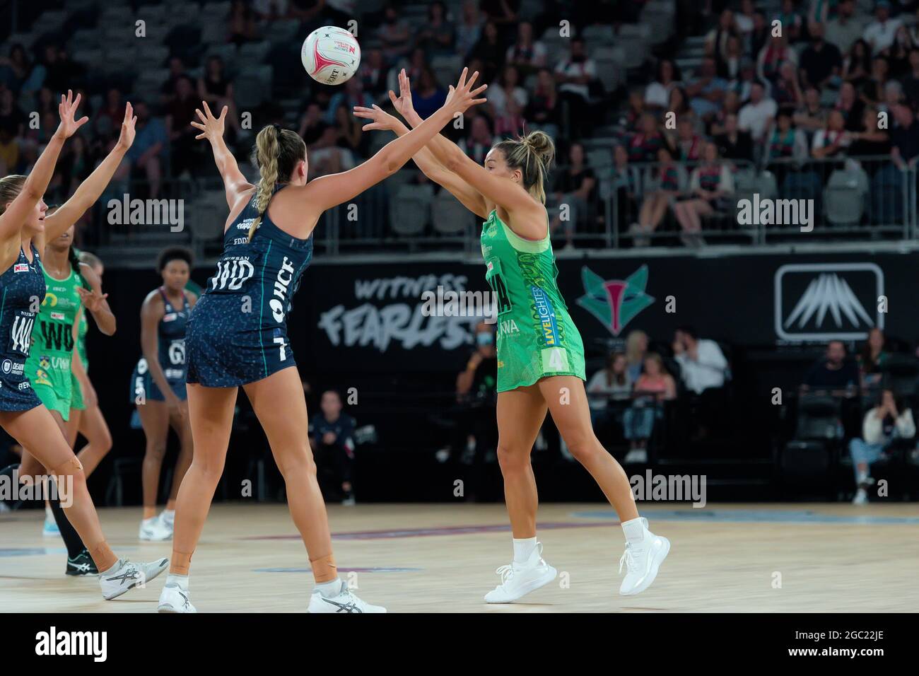 MELBOURNE, AUSTRALIA - MAY 01: Verity Charles of the West Coast Fever ...