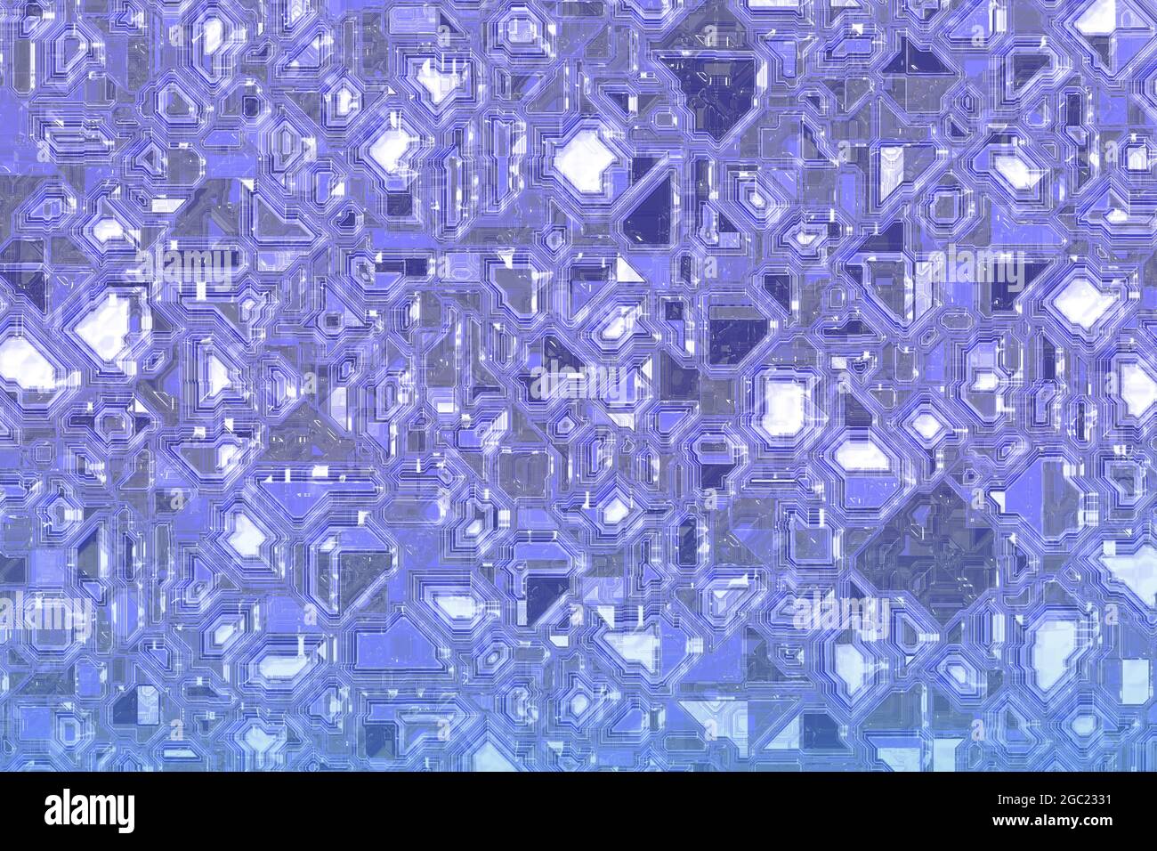artistic blue tech optic wire template computer art texture or ...